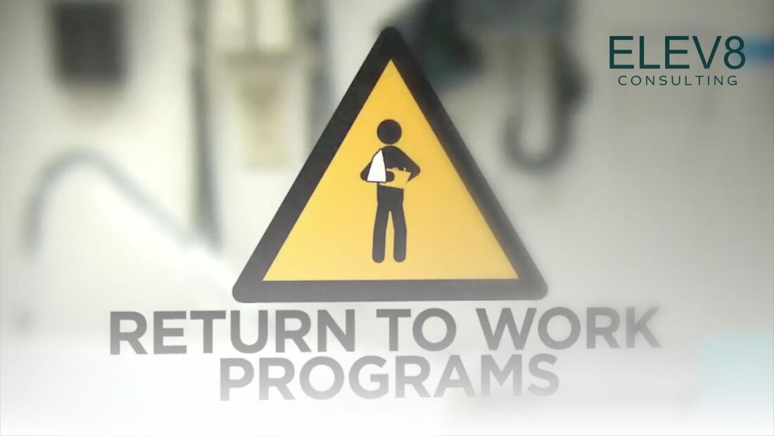 Return to Work Programs – Key Elements for Success